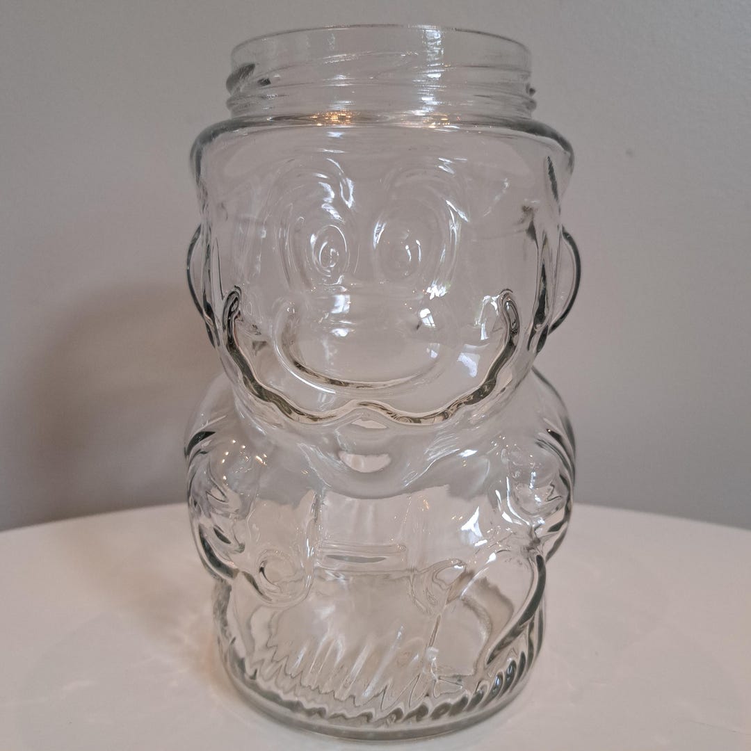 Vintage 1989 Super Mario Cheese Whiz Jar - NO LID - Etsy