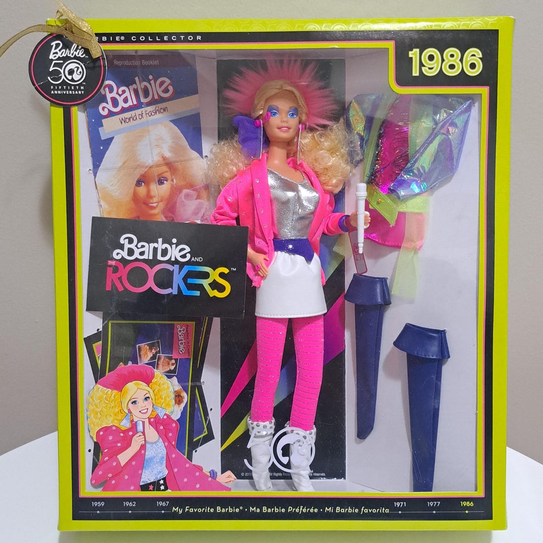 My Favorite Barbie 1986 Barbie and the Rockers Mattel N4979 Barbie - Etsy