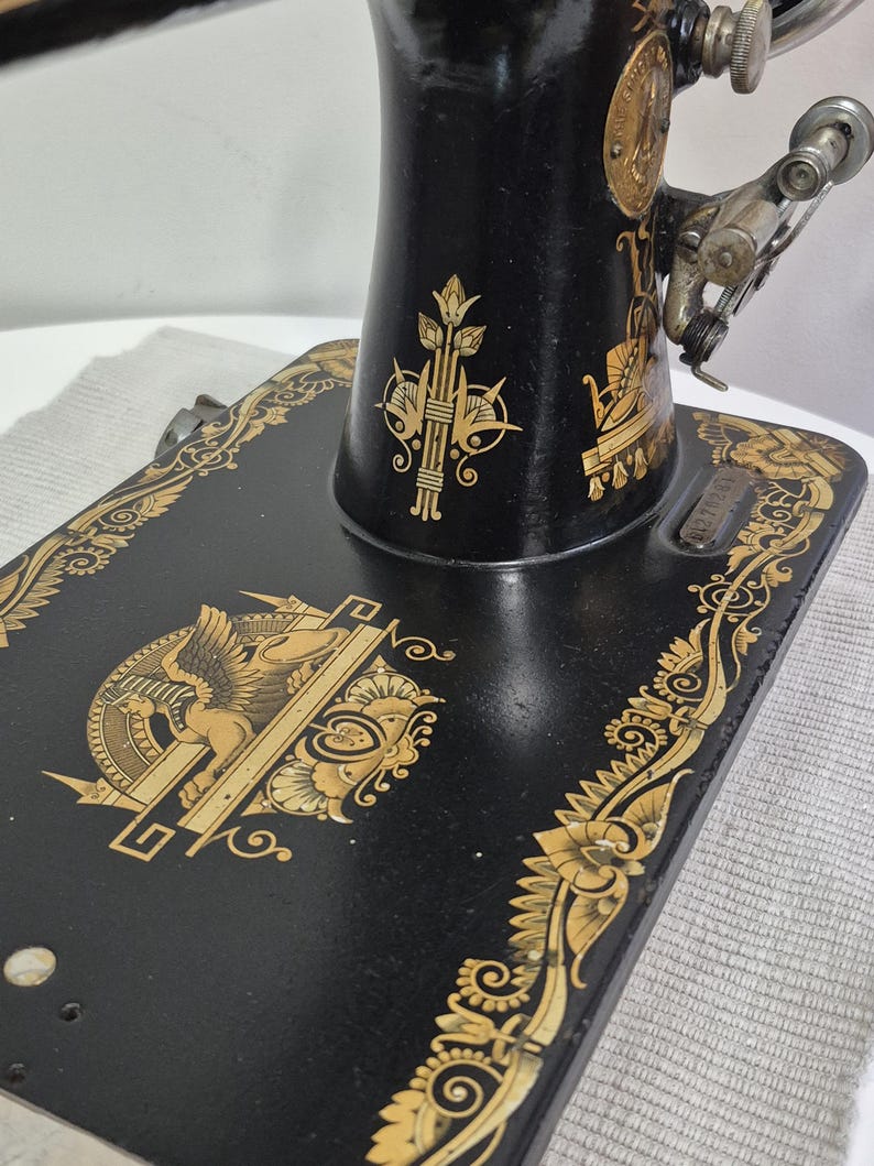 Vintage Singer Model 27 Treadle Sewing Machine Head Vintage Singer ...