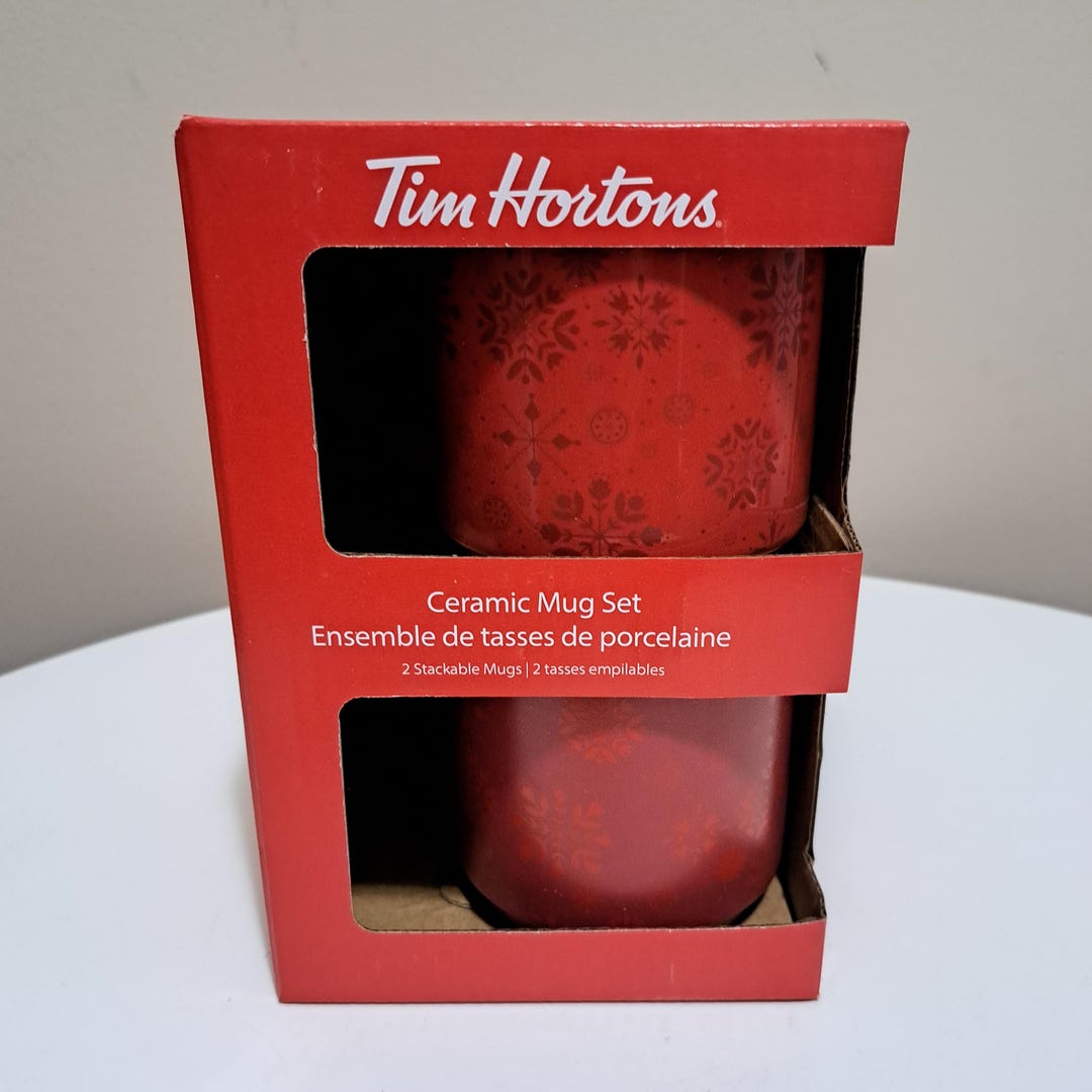 Vintage 2 Pack Red Tim Hortons Christmas Mugs - Etsy