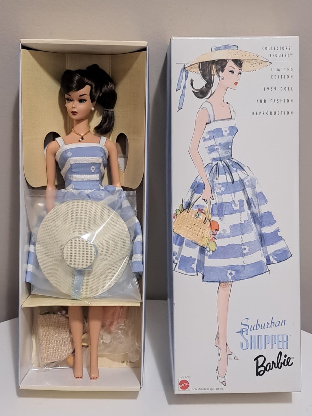 Vintage 2000 Suburban Shopper Barbie #28378 Reproduction 1959 Barbie - Etsy