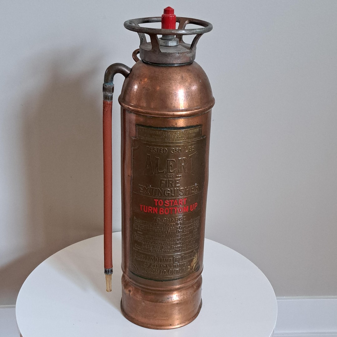Vintage Alert Fire Extinguisher Vintage Handheld Extinguisher - Etsy