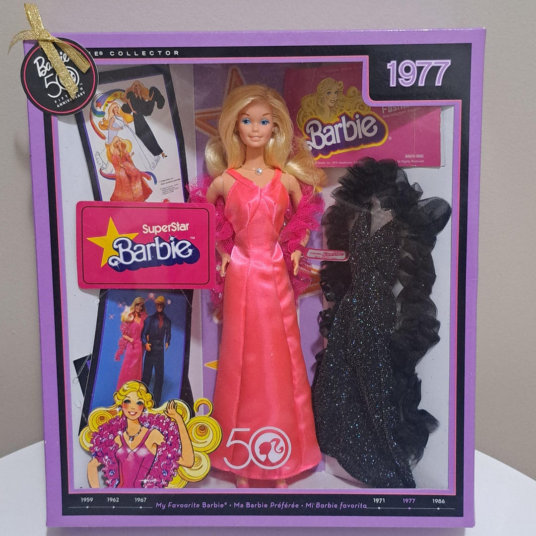 Barbie Collector, My Favorite Barbie Superstar Barbie 1977 Reproduction ...