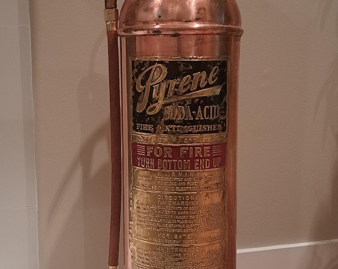 Vintage Pyrene Fire Extinguisher - Etsy