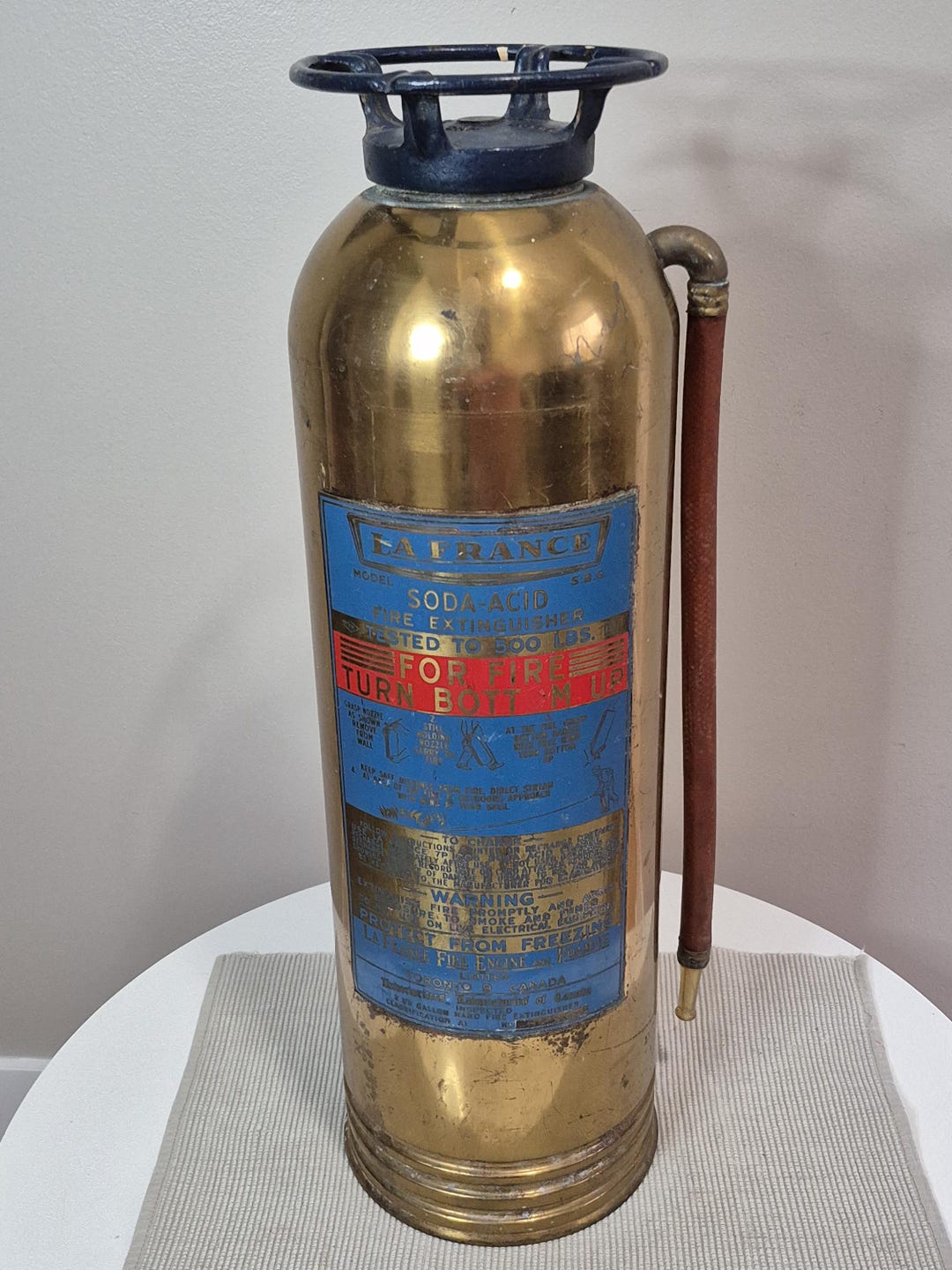 Vintage La France Soda-acid Fire Extinguisher - Etsy