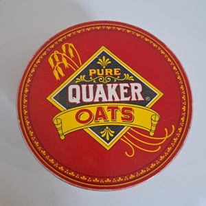 Vintage Quaker Oats Limited Edition Collector Tin 1983 With Oatmeal ...