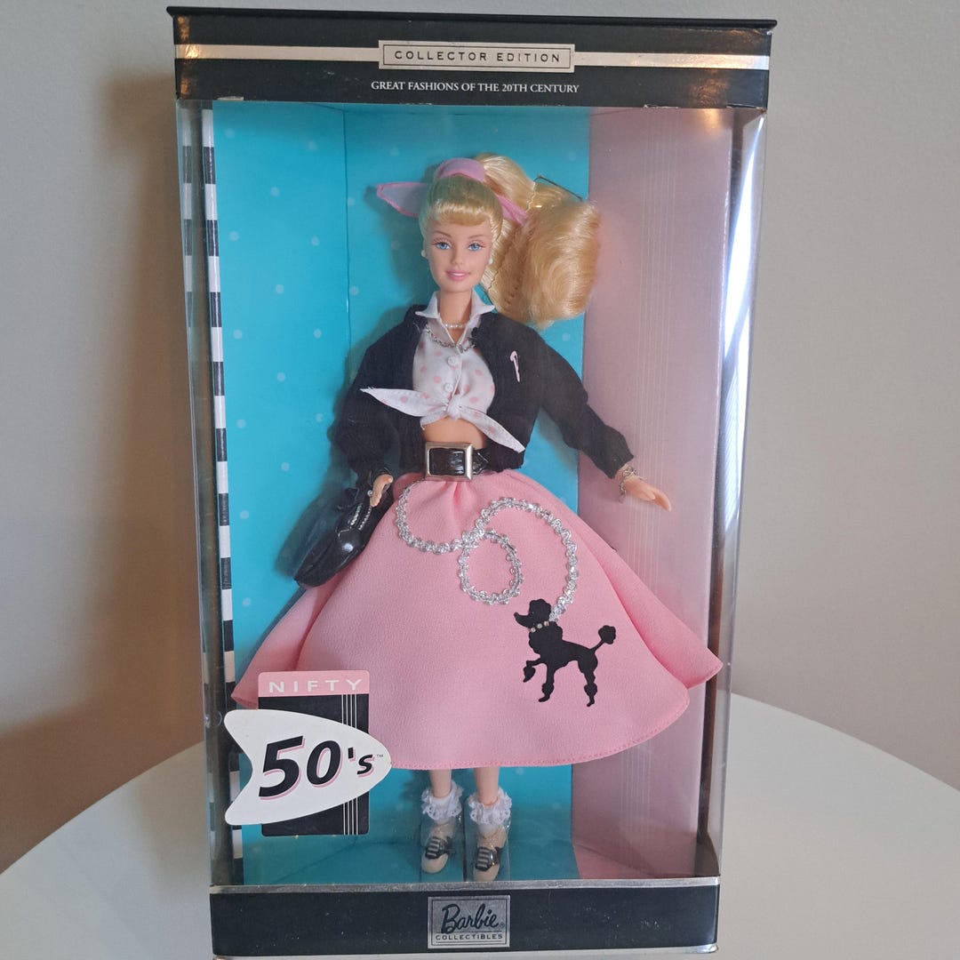 Vintage 2000 Nifty 50's Barbie 27675 Nifty 50's Collector Edition ...