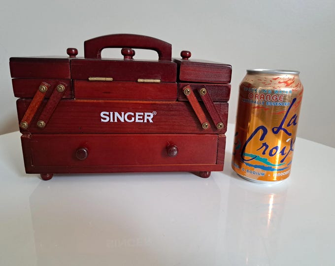 Vintage Singer Accordion Box Vintage Singer Sewing Box - Etsy