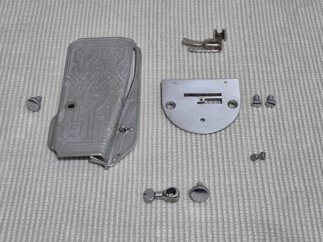 Vintage Singer Featherweight Scroll Face #45718 Plate Lot - Etsy