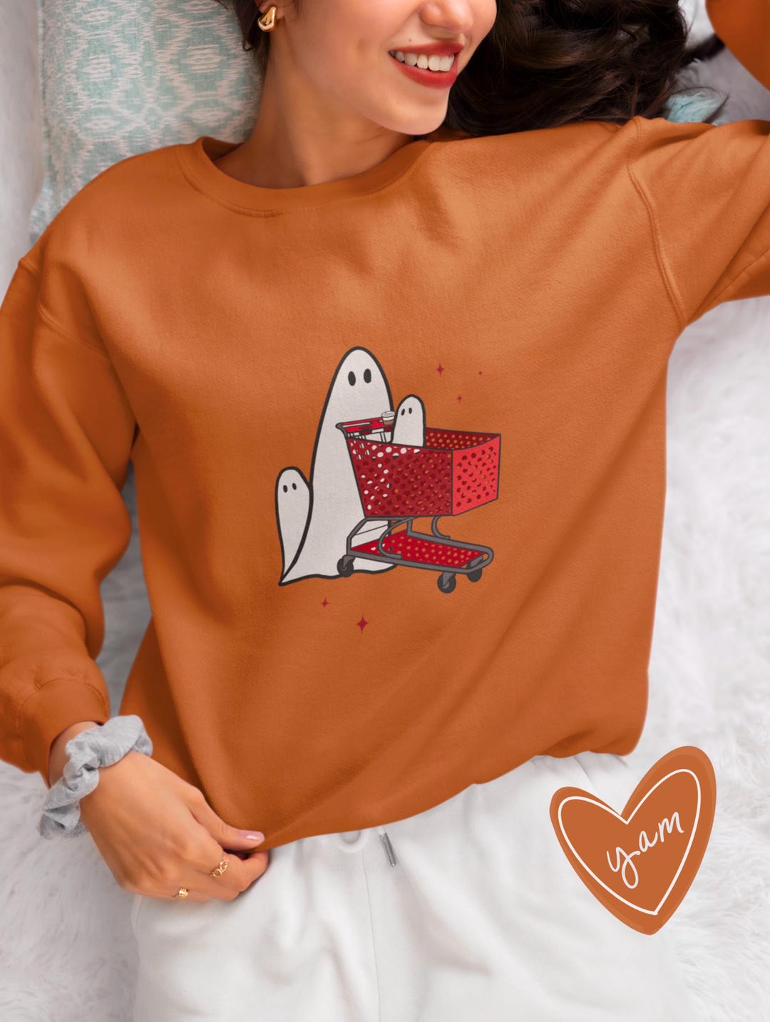 Family of Ghosts at Target Halloween Sweatshirt - Etsy