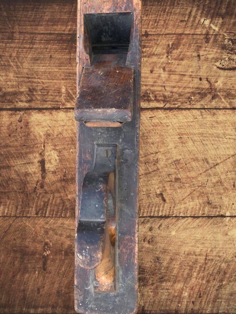 Amazing Huge 25.29 Inches Vintage Hand Slicer Coffin Plane for Wood Smooth Carpentry Plane ...