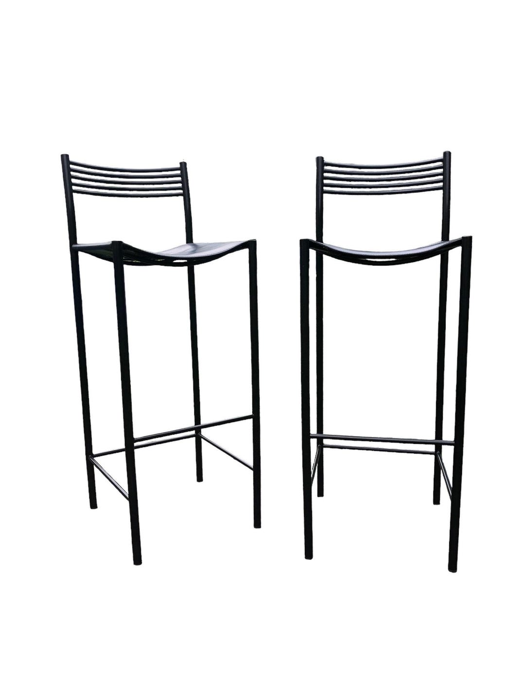 2 X Ligne Roset Barstool Quartz Chair Blacksteel With Leather Design by ...