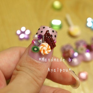 3D Nails Kawaii Nails Decoden Fake Sweets Fairy Kei - Etsy