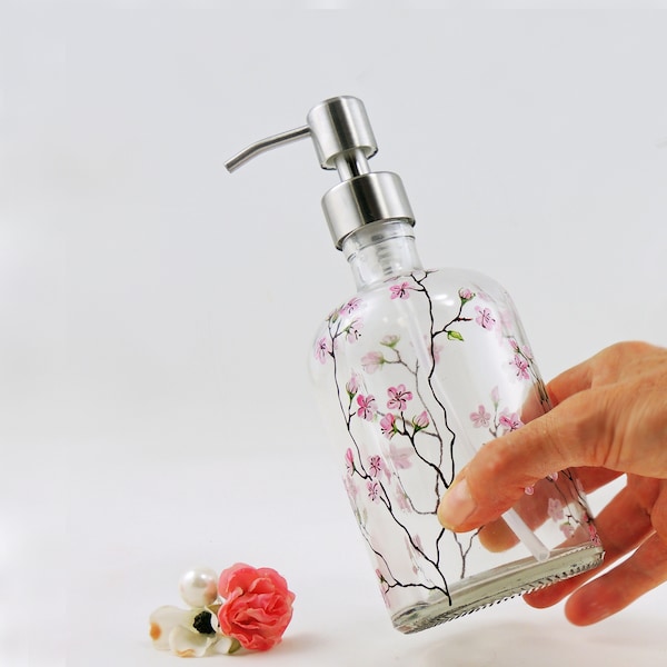 Pink Soap Dispenser - Etsy