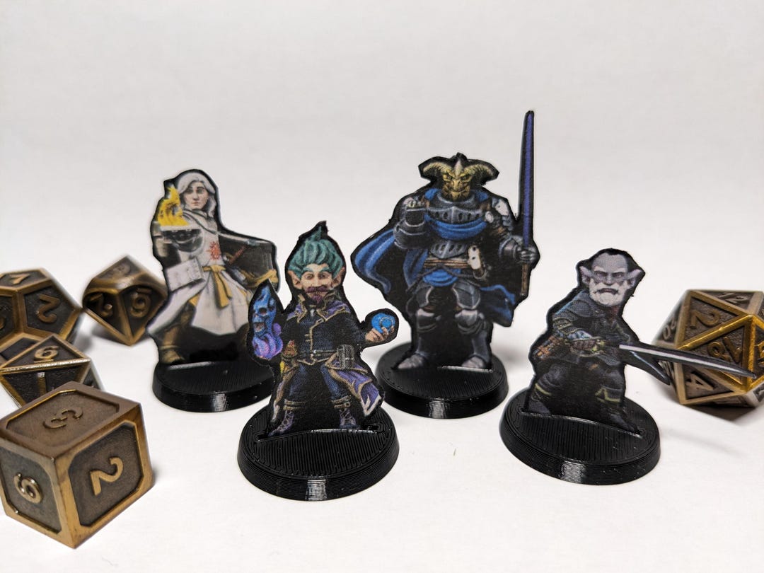 Paper Miniature Bases (round) - Etsy