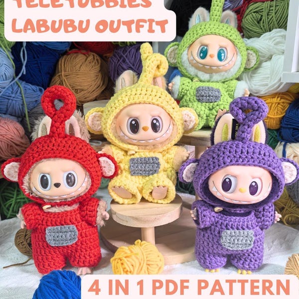 Labubu Clothing Patterns - Etsy