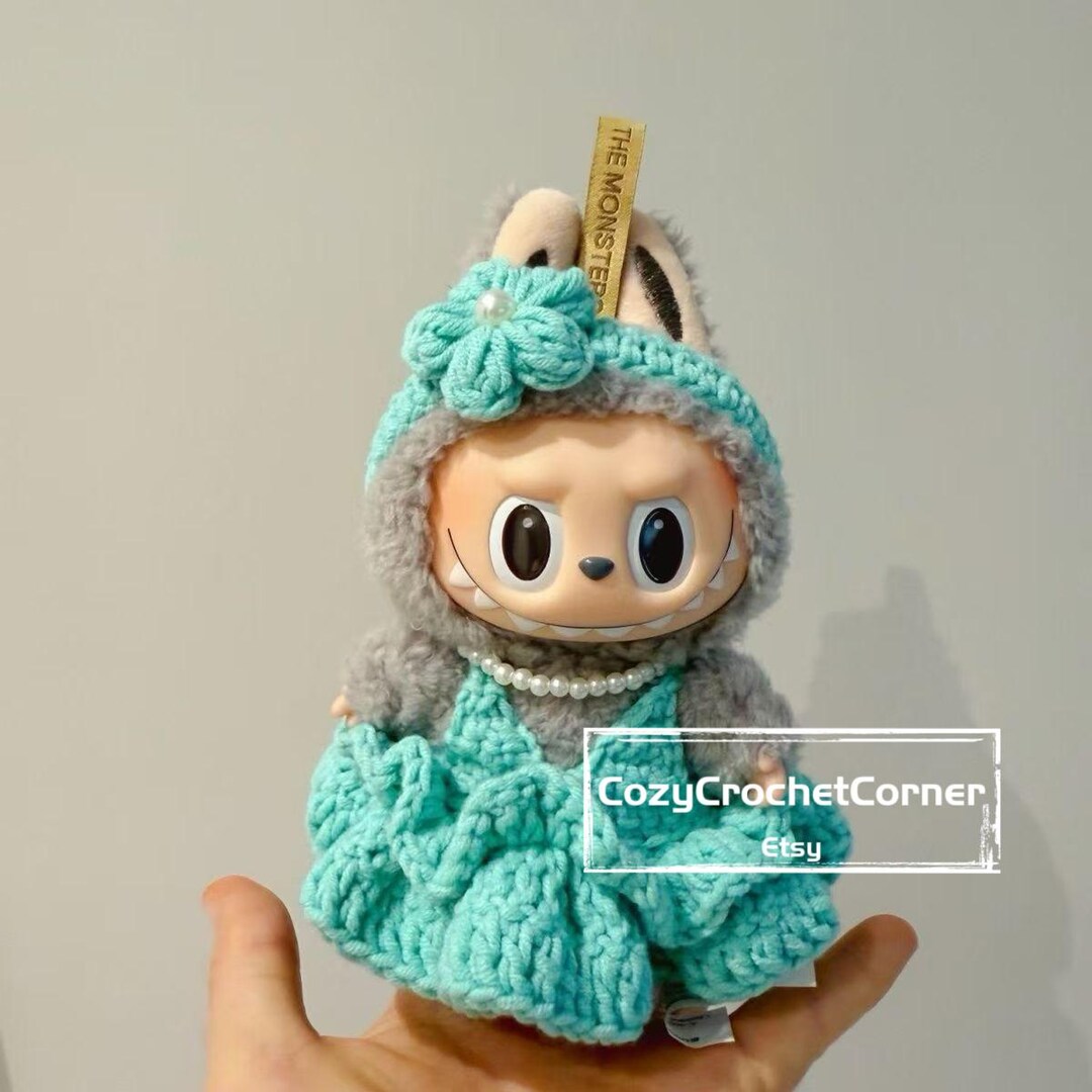 Labubu Crochet Dresss and Headband V1/V2 | Labubu OUTFIT Only|labubu ...