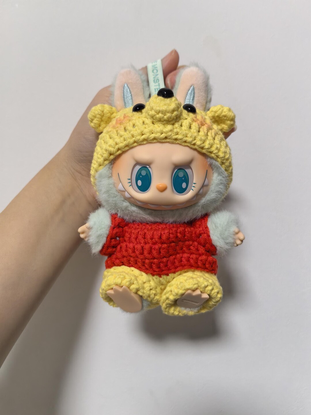 Labubu Clothes Winnie the Pooh and Tigger Crochet Outfit | Labubu ...