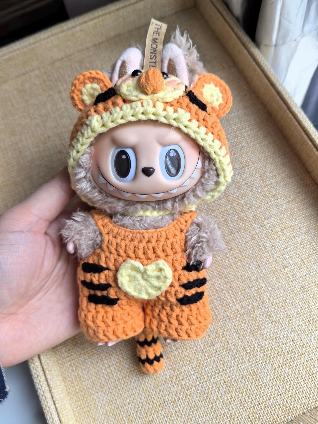 Labubu Clothes V1/V2 Tigger and Pooh Crochet Outfit | Labubu OUTFIT ...