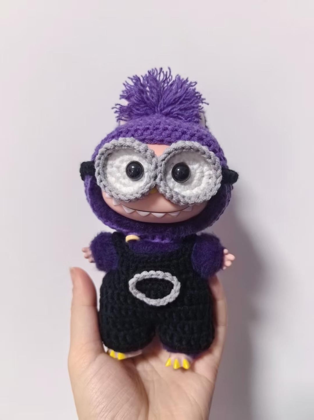 Labubu Crochet Evil Minion Clothes | Handmade Labubu OUTFIT ONLY ...