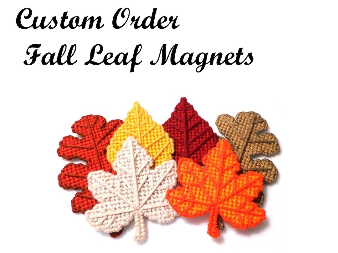 Custom Fall Leaves Magnet Set - Made to Order - Etsy
