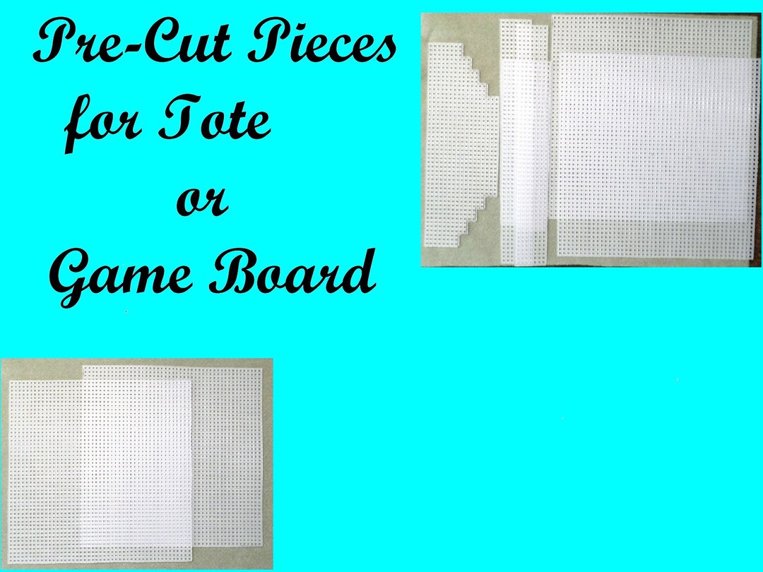Pre-cut Plastic Canvas Game Board or Tote for Tic Tac Toe Game - Etsy