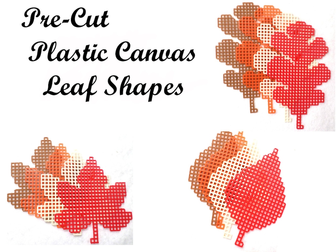 Pre-cut Leaf Plastic Canvas Shapes - Etsy