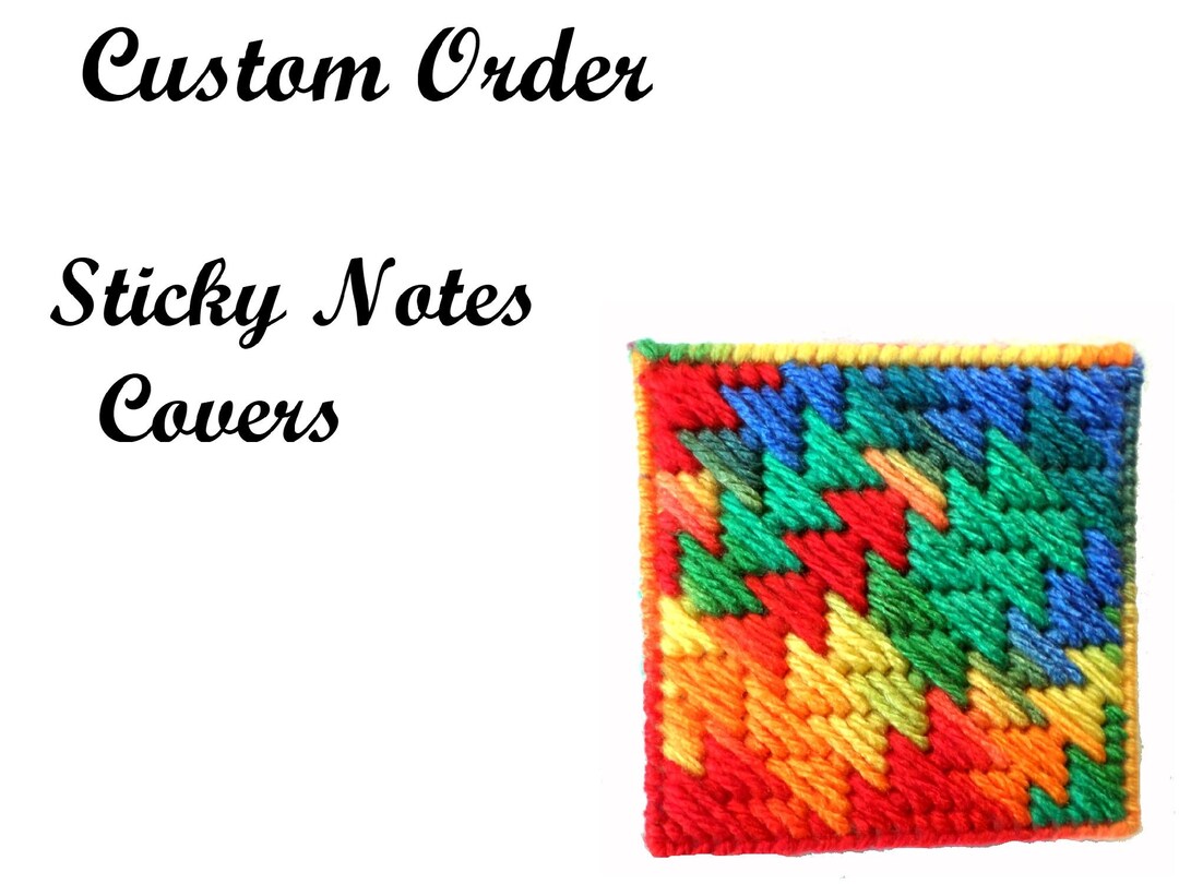 Custom Made Sticky Note Covers - Etsy