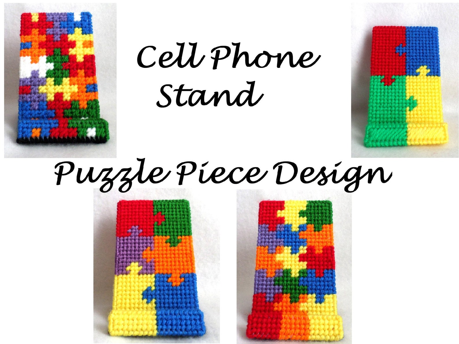 Puzzle Pieces Design Cell Phone Stand - Etsy