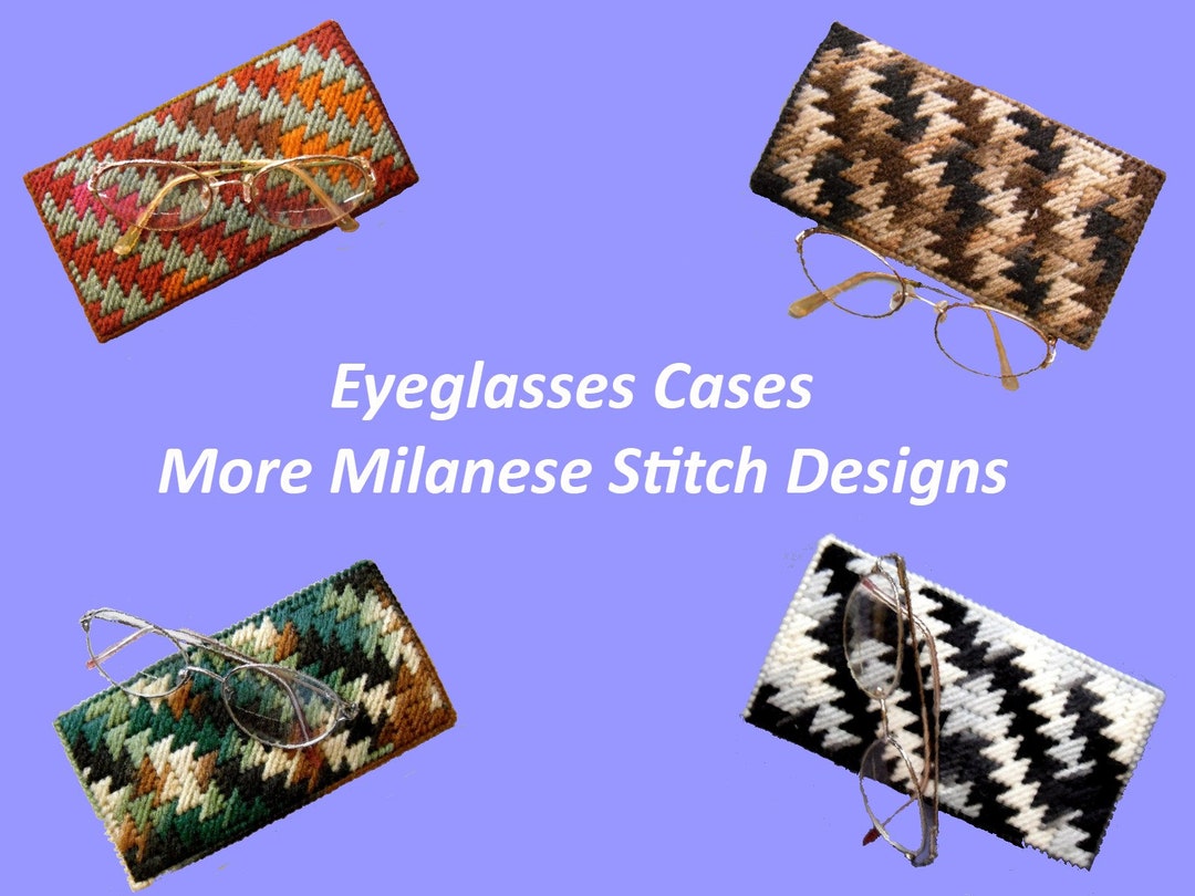 Clearance More Milanese Stitch Design Eyeglass Cases - Etsy