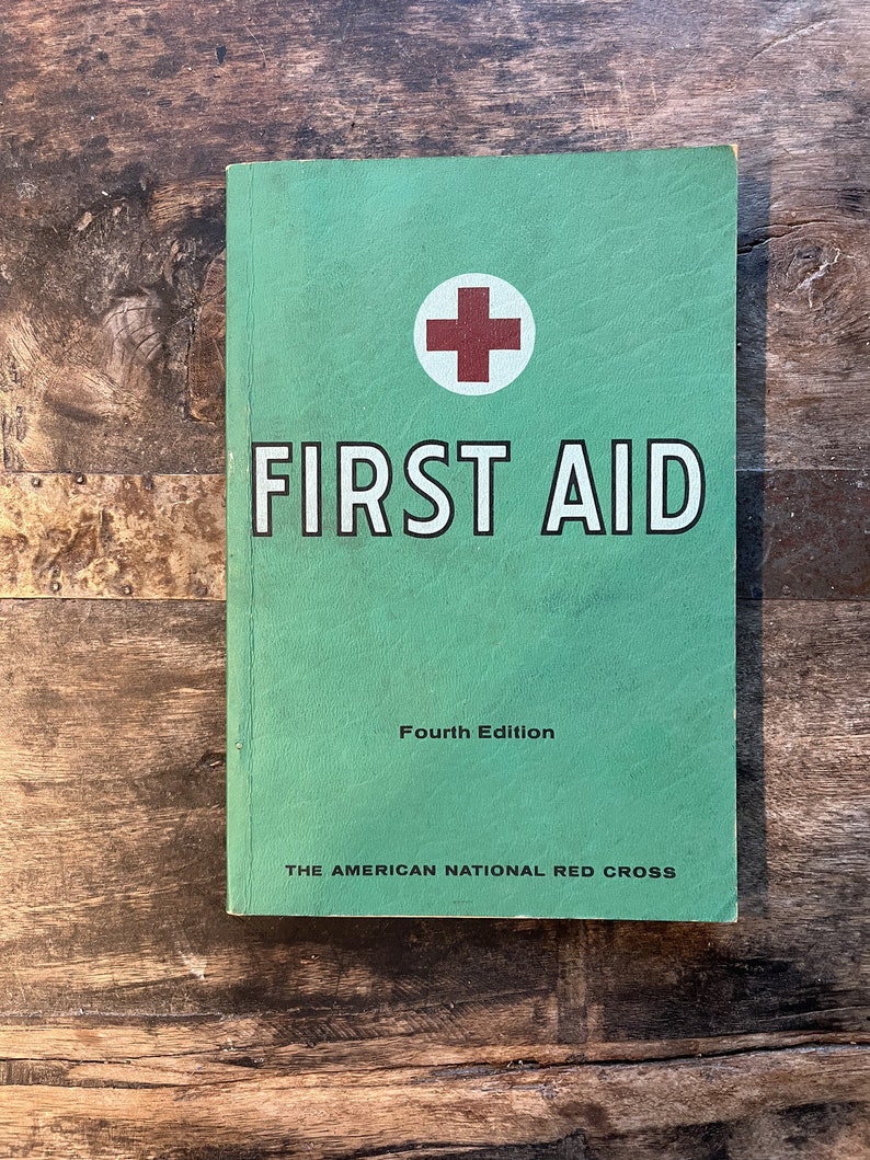 Vintage American National Red Cross First Aid Book - Etsy