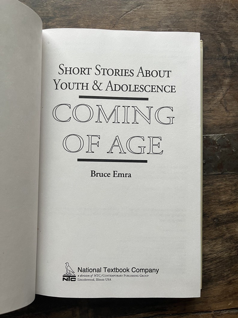 Coming of Age : Short Stories About Youth and Adolescence (hardcover ...