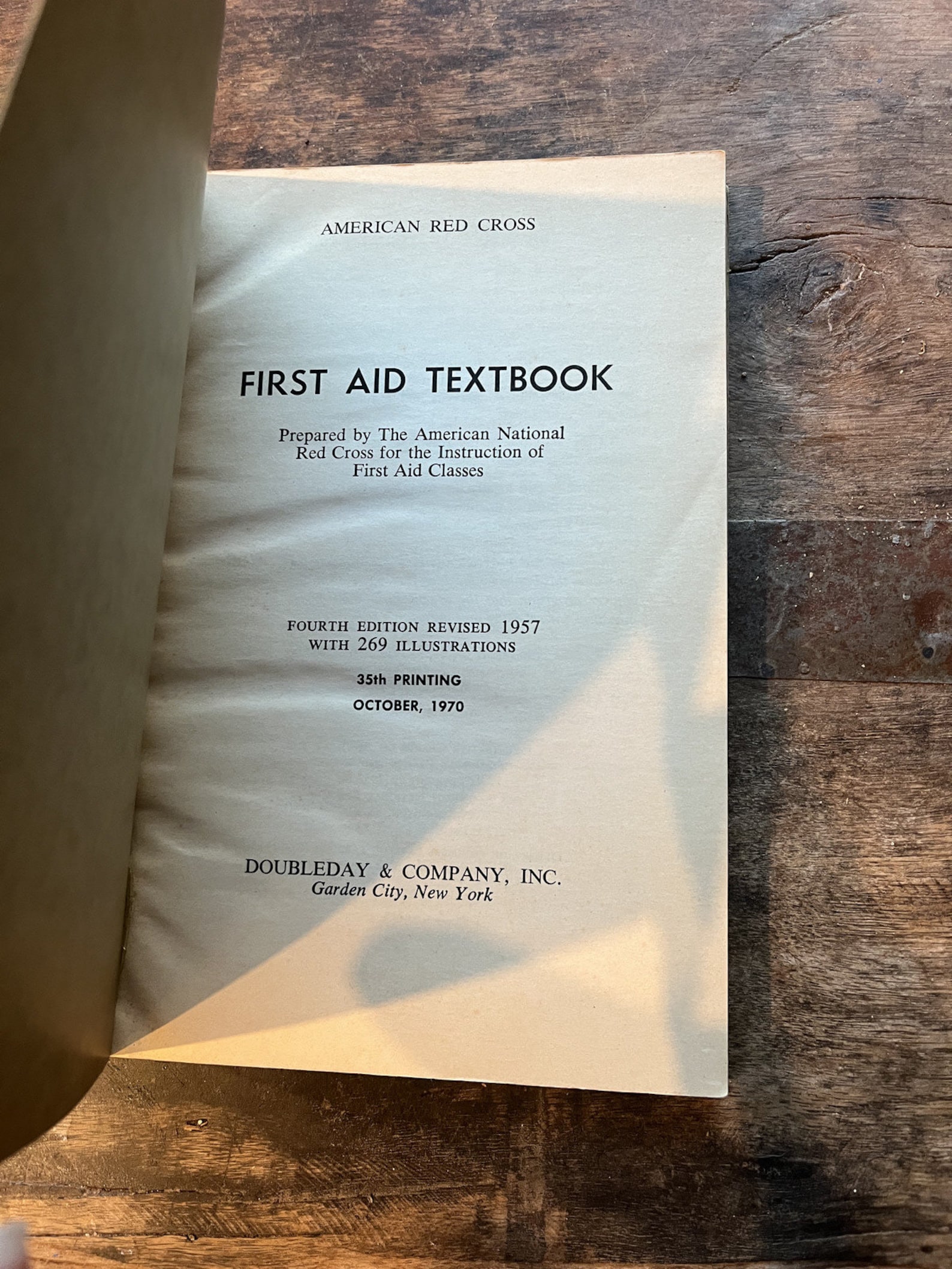 Vintage American National Red Cross First Aid Book - Etsy