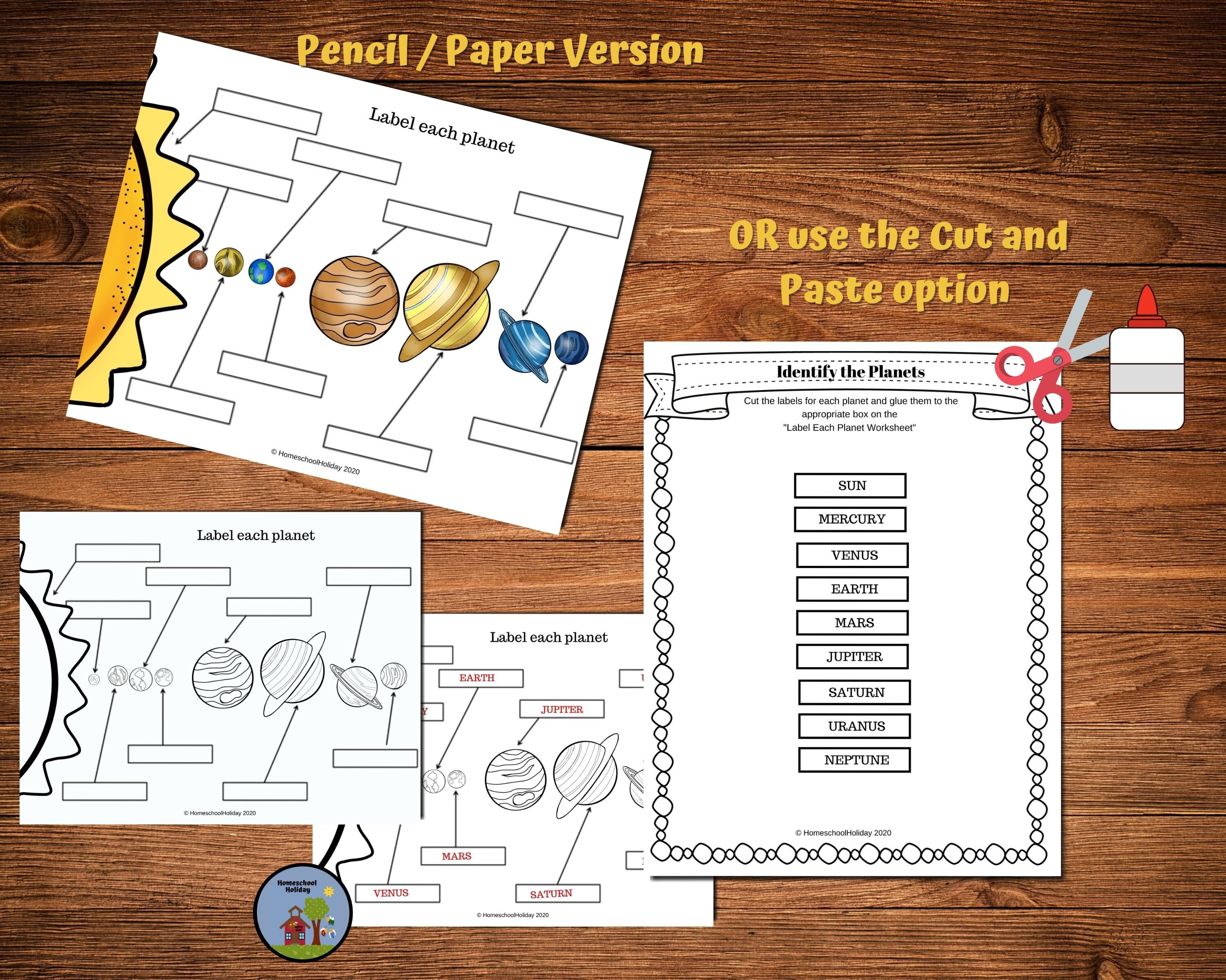 Lesson Plan About the Solar System for Homeschool or Classroom Use! - Etsy