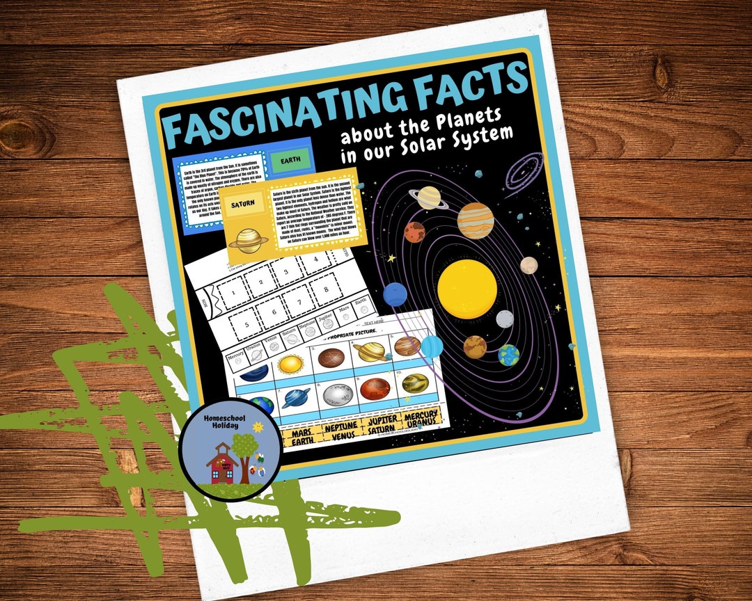 Lesson Plan About the Solar System for Homeschool or Classroom Use! - Etsy