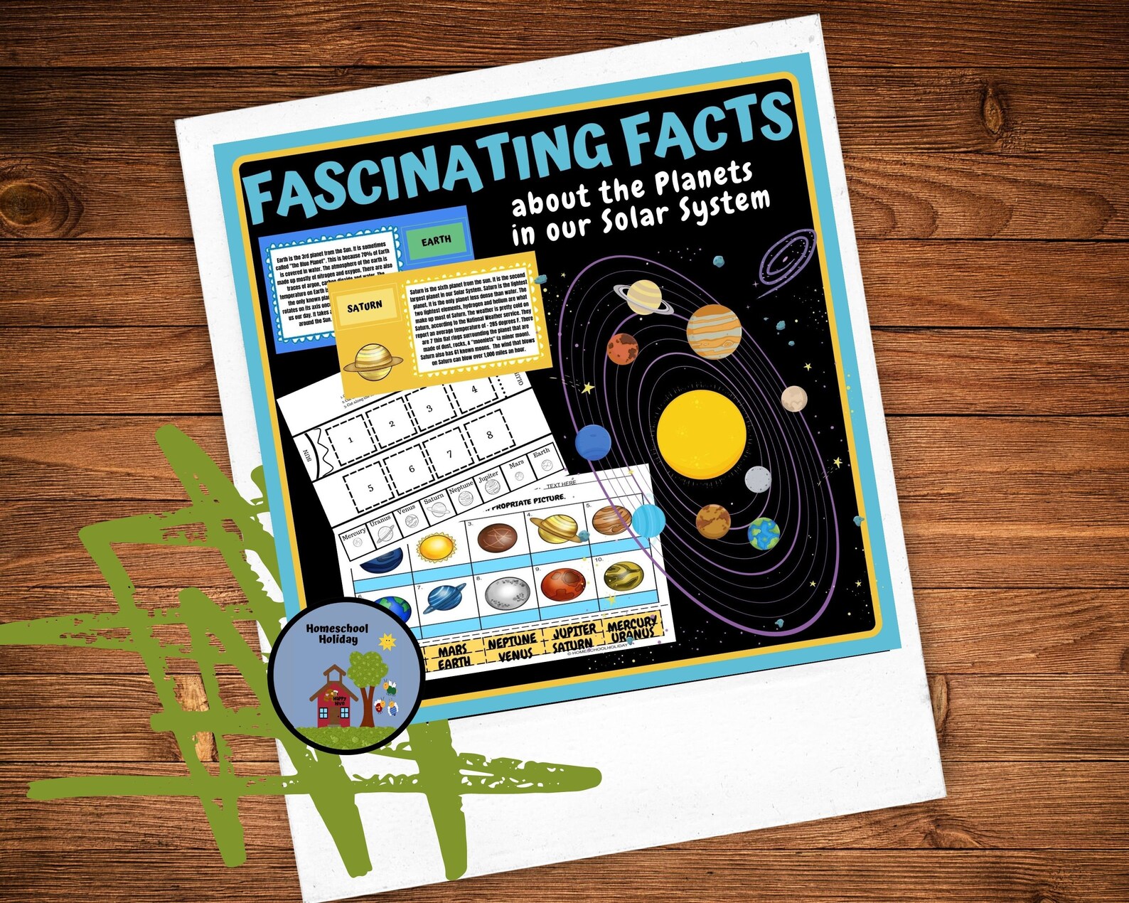 Lesson Plan About the Solar System for Homeschool or Classroom Use! - Etsy