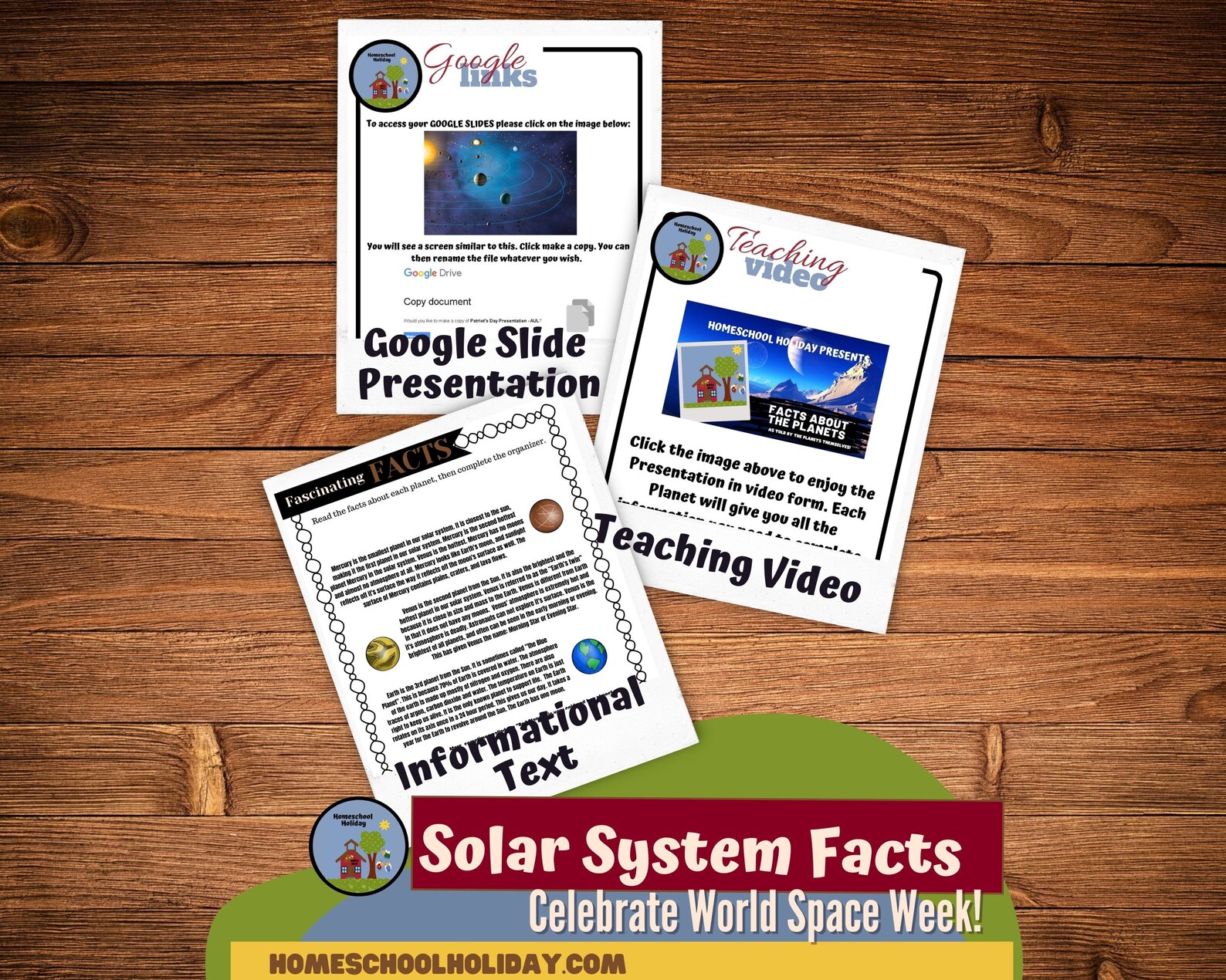 Lesson Plan About the Solar System for Homeschool or Classroom Use! - Etsy