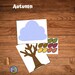 Four Seasons Tree Craft Template PDF - Homeschool Curriculum - Etsy