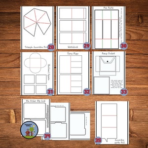 Interactive Notebook & Lapbook Template Pack- Homeschool Curriculum - Etsy