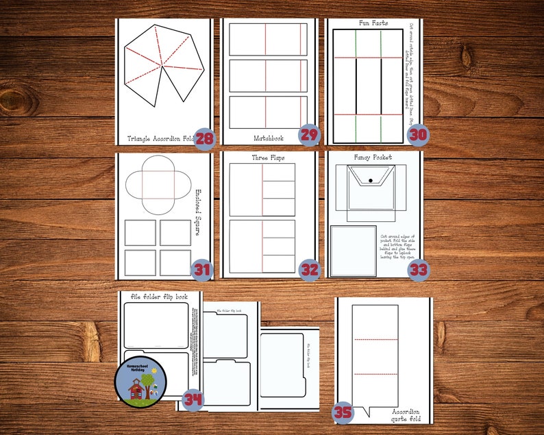 Interactive Notebook & Lapbook Template Pack- Homeschool Curriculum - Etsy