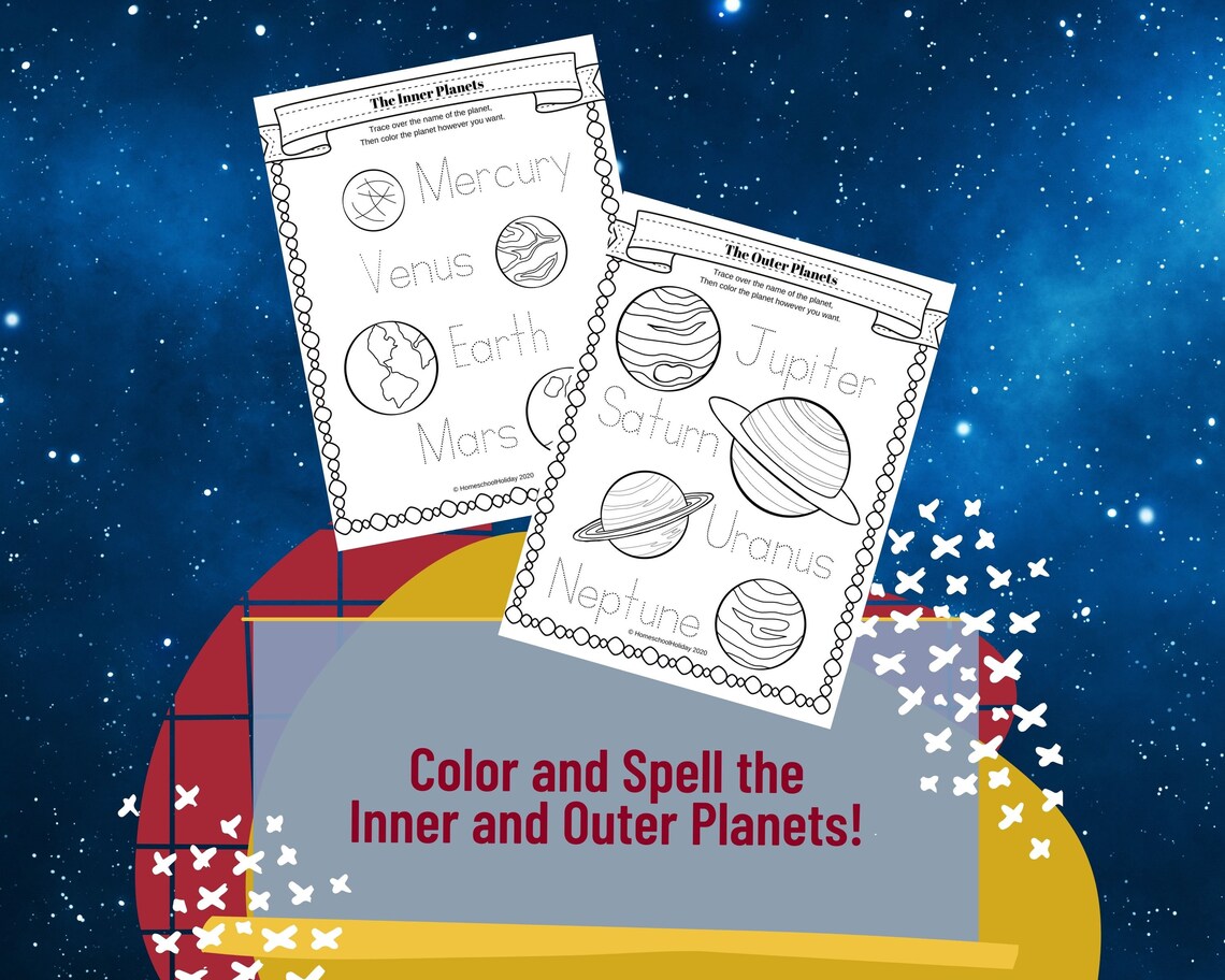 Lesson Plan About the Solar System for Homeschool or Classroom Use - Etsy
