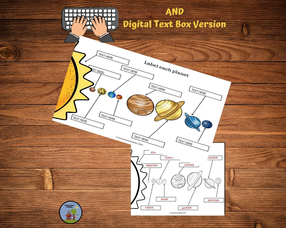 Lesson Plan About the Solar System for Homeschool or Classroom Use - Etsy