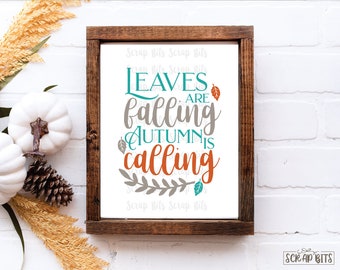 Fall Leaves Sign - Etsy