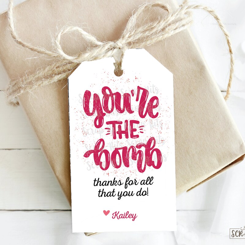 Bath Bomb Tag - Etsy