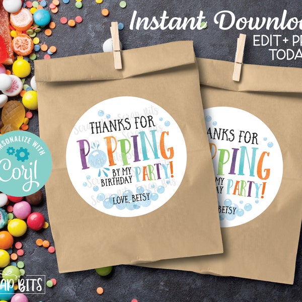 Thanks for Popping - Etsy