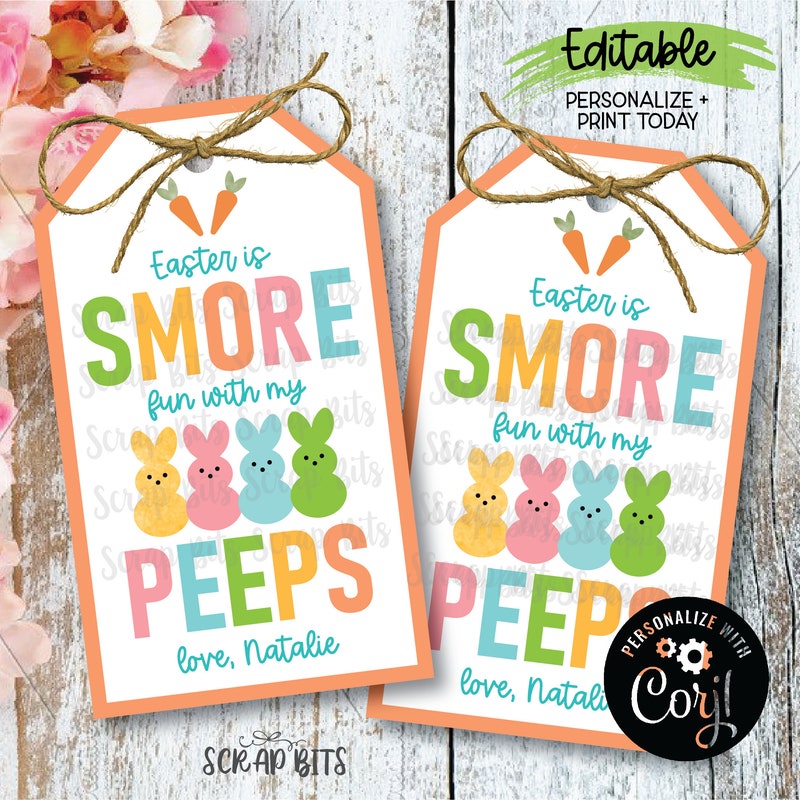 Smores Tag - Etsy