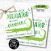 EDITABLE Printable Birthday Tags, Birthday Alligator, See You Later ...