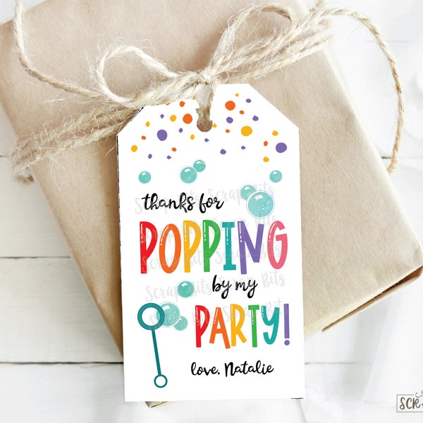 Thanks for Popping by Stickers - Etsy