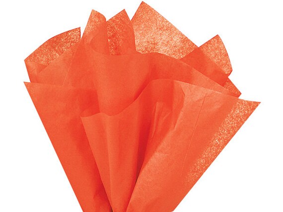 Orange Tissue Paper . 20 X 30 Inches . 24 Sheets - Etsy