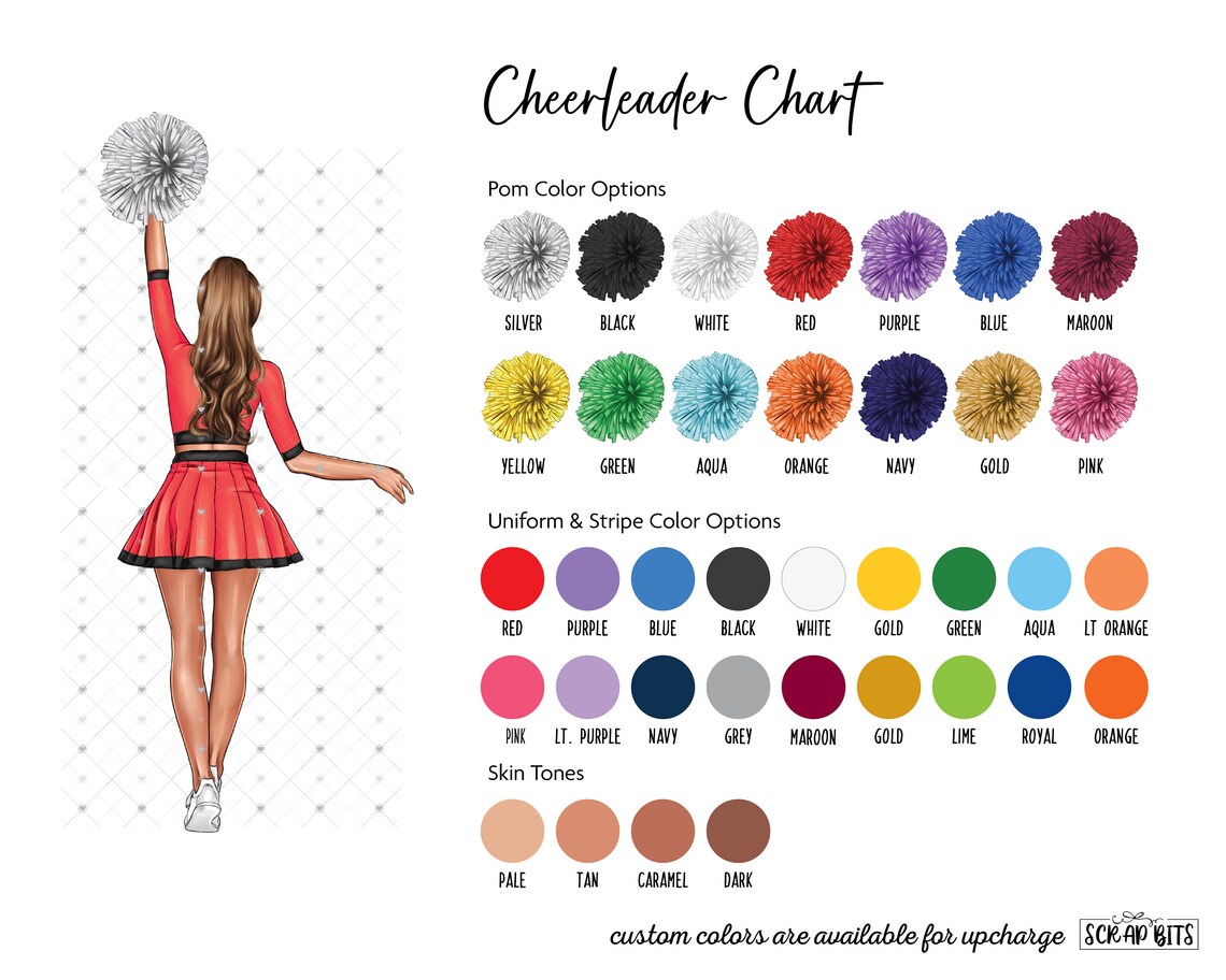 Cheerleader Graduation Portrait Print, Custom Graduation Gift for ...